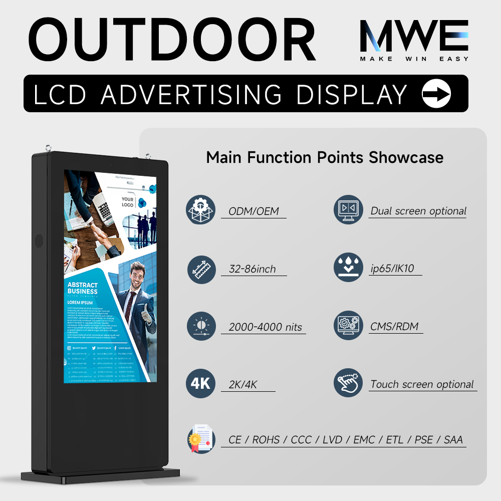 Model Number: MWE985 Outdoor Internet maintenance Digital Touch Screen ...